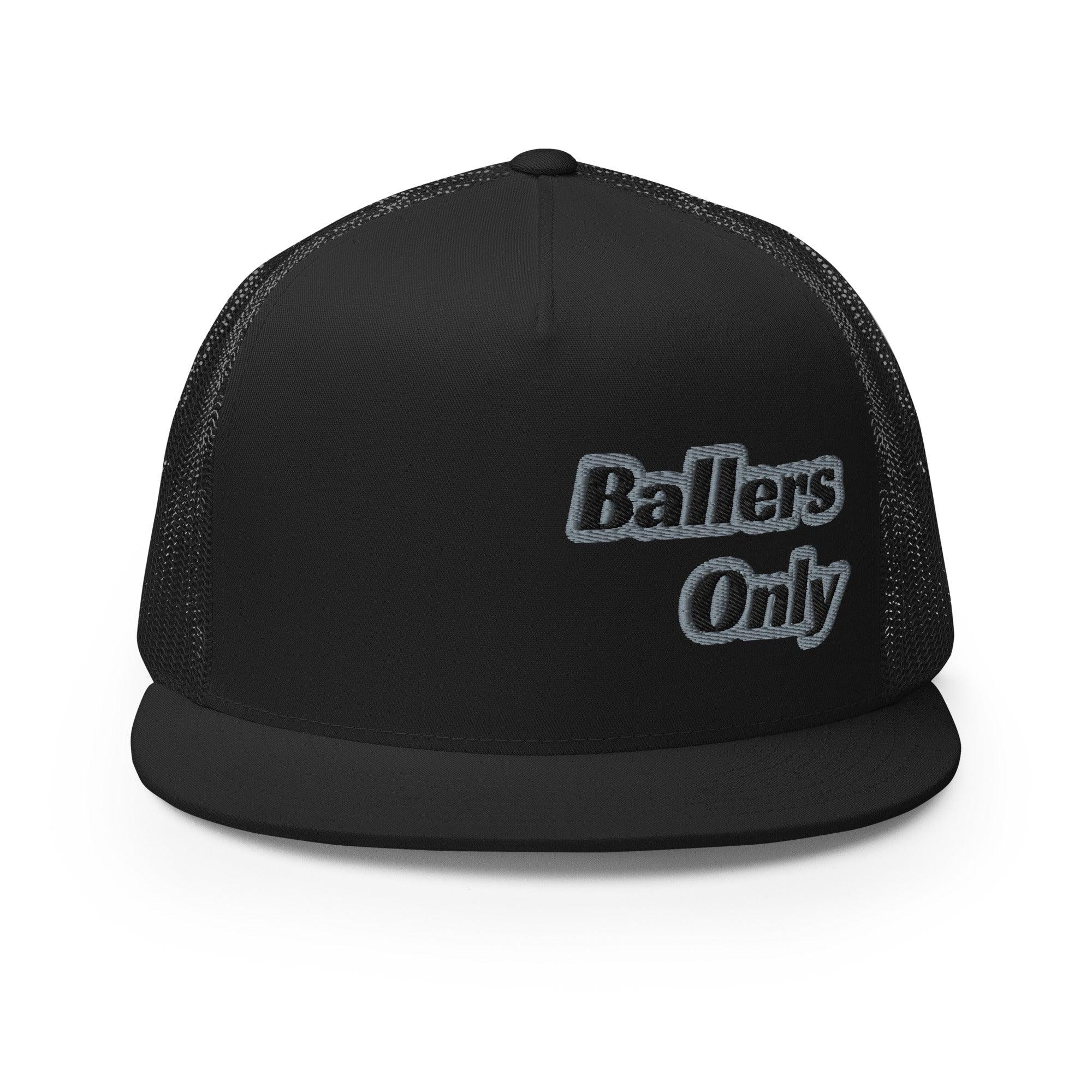 Ballers Only Trucker Cap-Black/Grey-